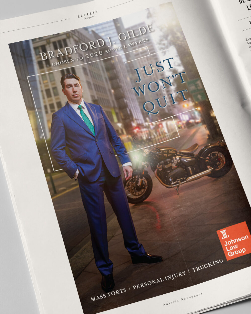Tribe designs Johnson Law Group's custom ad for Super Lawyers Magazine ...