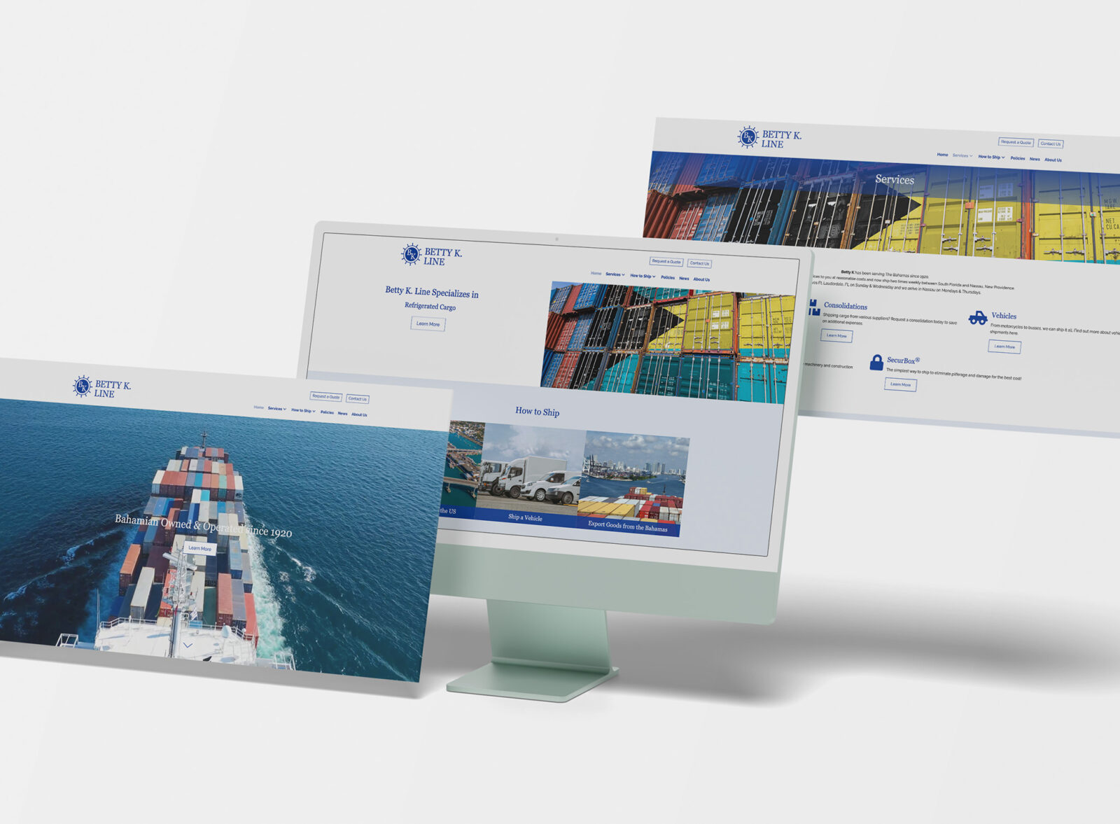 Tribe Redesigns Betty K Line's Website. - Tribe Design, LLC